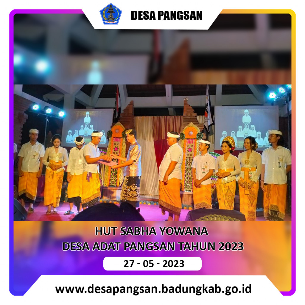 HUT Sabha Yowana Desa Adat Pangsan Tahun 2023 | Desapangsan Badung